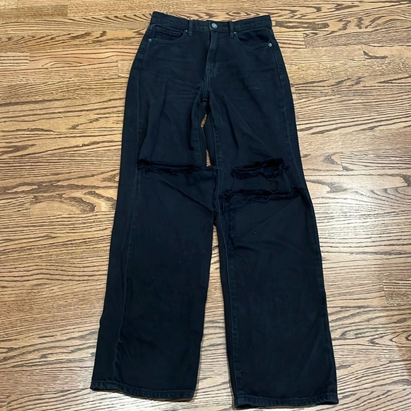 Hidden | Jeans | Hidden Black Distressed Ripped Jeans Size 24 | Poshmark